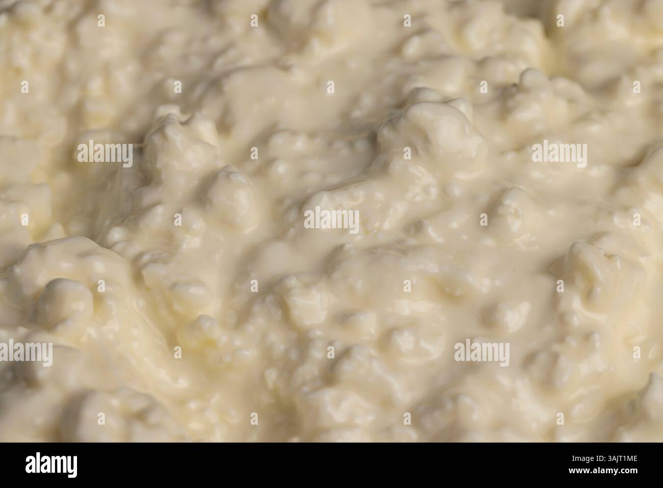 sprinkled with liquid sour cream fermented milk product cottage cheese ...