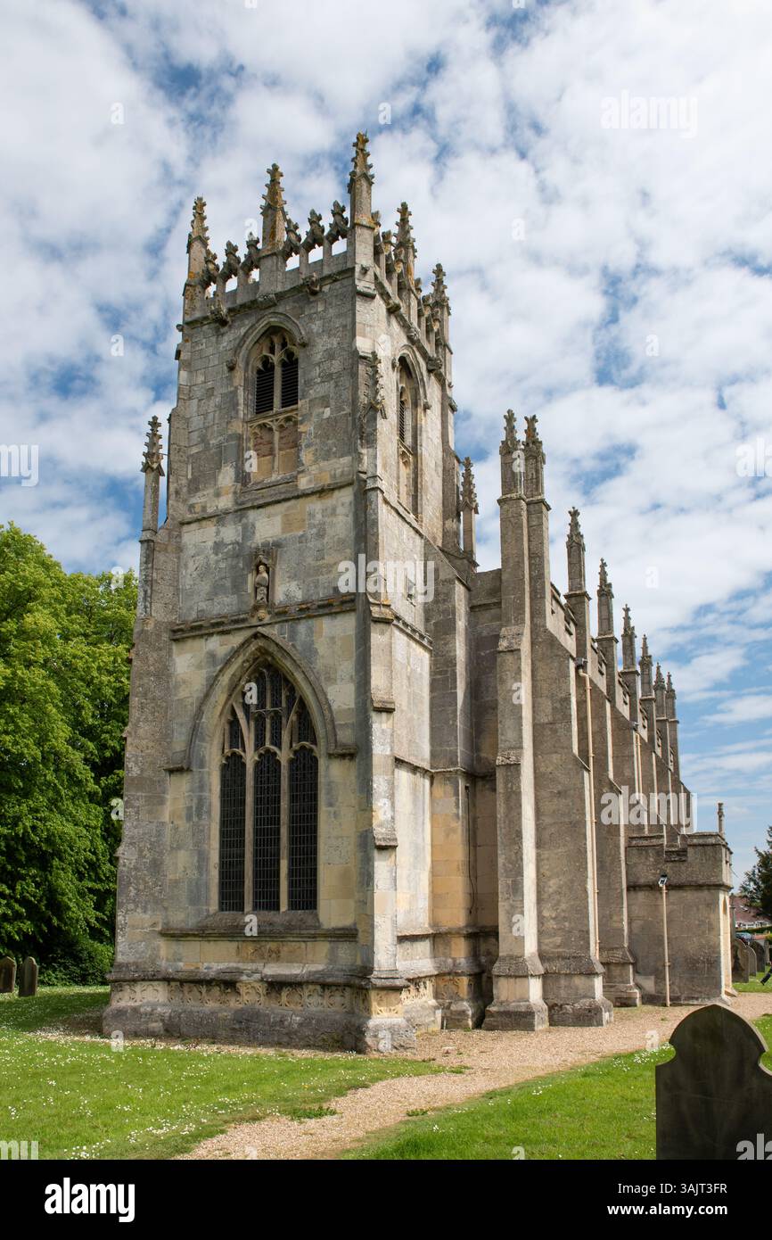 Perpendicular tower of St Augustine's Church, Skirlaugh, East Yorkshire ...