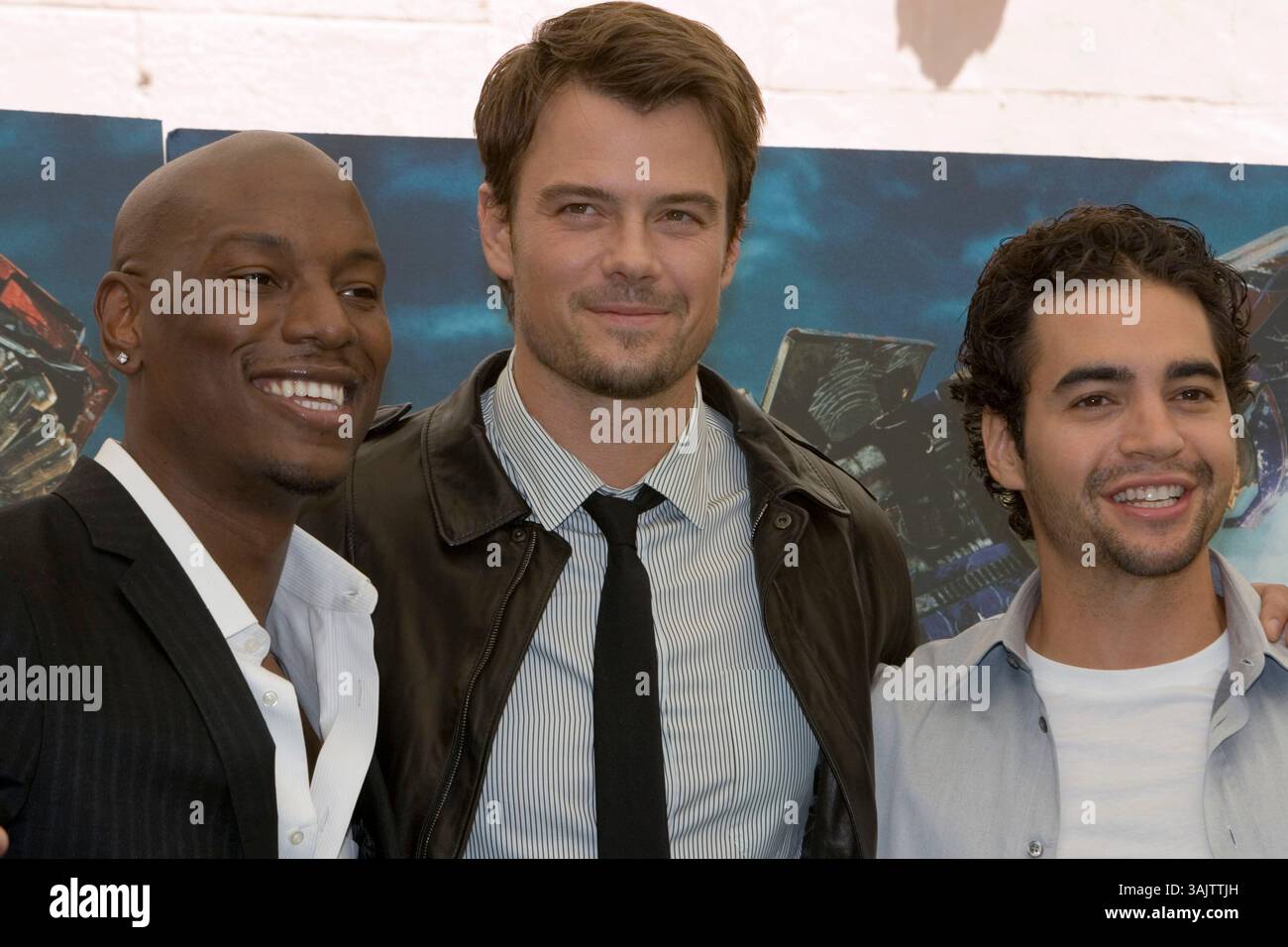 Jun 11, 2009 - Rome, Italy - TYRESE GIBSON, JOSH DUHAMEL and RAMON ...