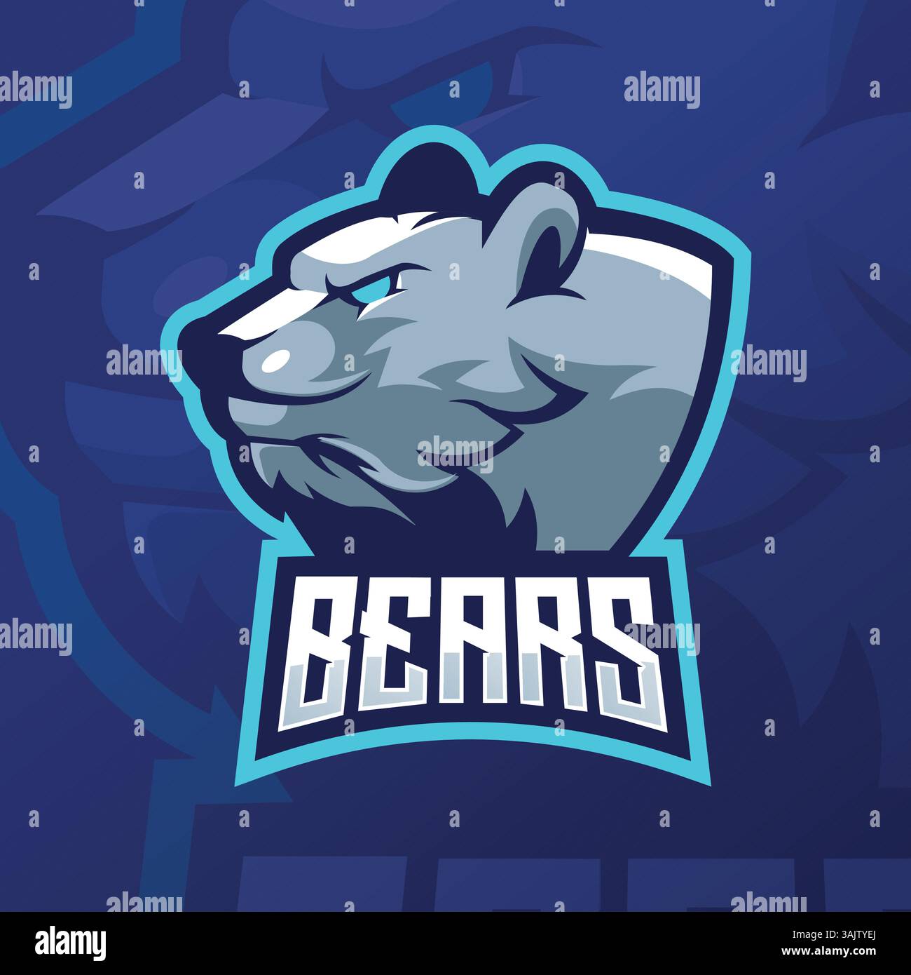 Logo esport bear hi-res stock photography and images - Alamy