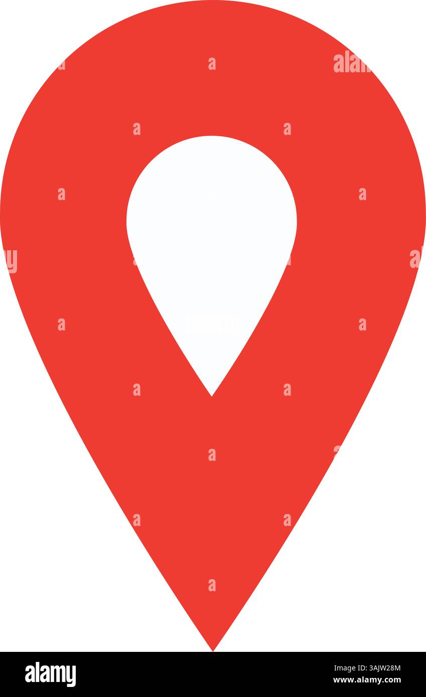 Red mark with dot in middle hi-res stock photography and images - Alamy