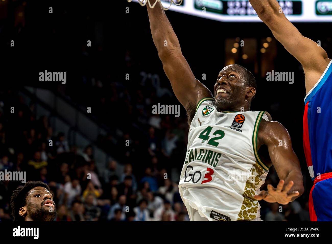 ISTANBUL, TURKEY - April 11 , 2025: BRYANT DUNSTON #42 of Zalgiris ...