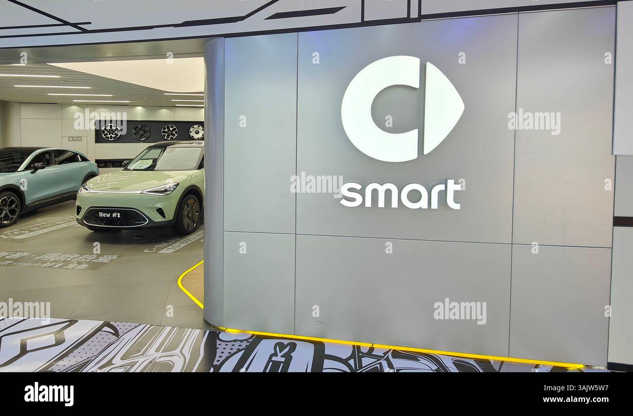 SHANGHAI, CHINA - APRIL 11, 2025 - A smart brand new energy intelligent ...