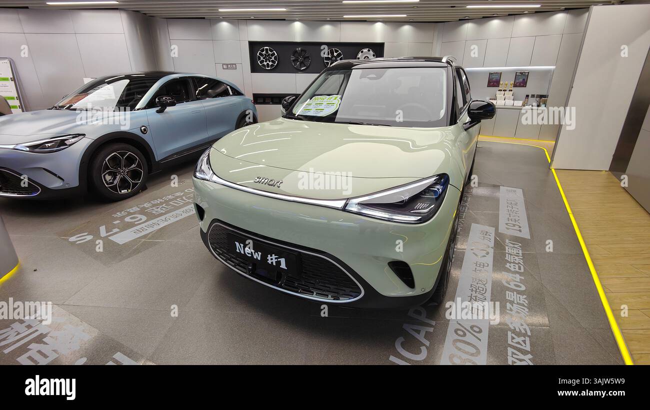 SHANGHAI, CHINA - APRIL 11, 2025 - A smart brand new energy intelligent ...