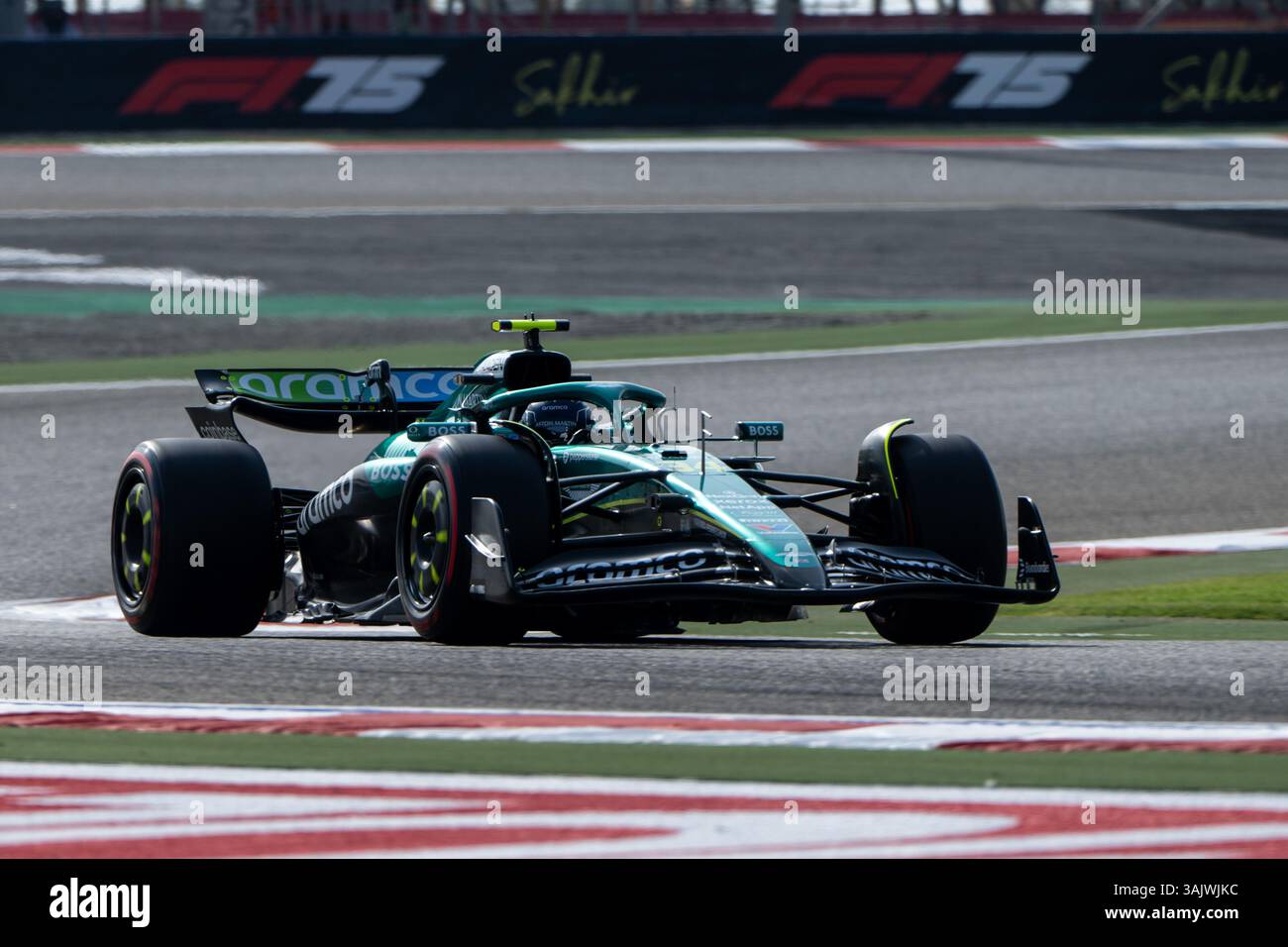 Lance Stroll (Aston Martin Aramco F1 Team, Kanada, #18) im AMR25, BAH ...