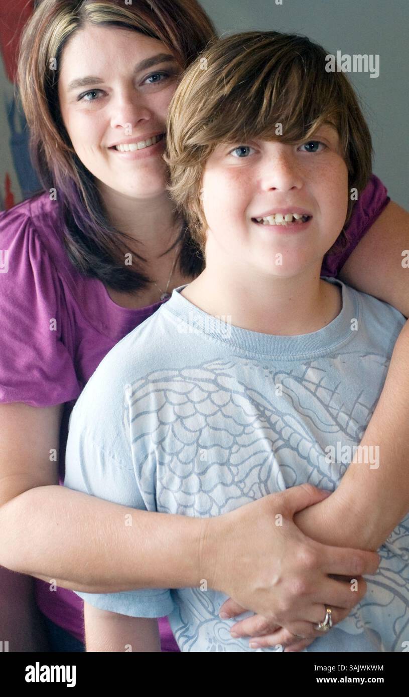 Christian Morrison, 12, right, was abused at a previous day care center ...