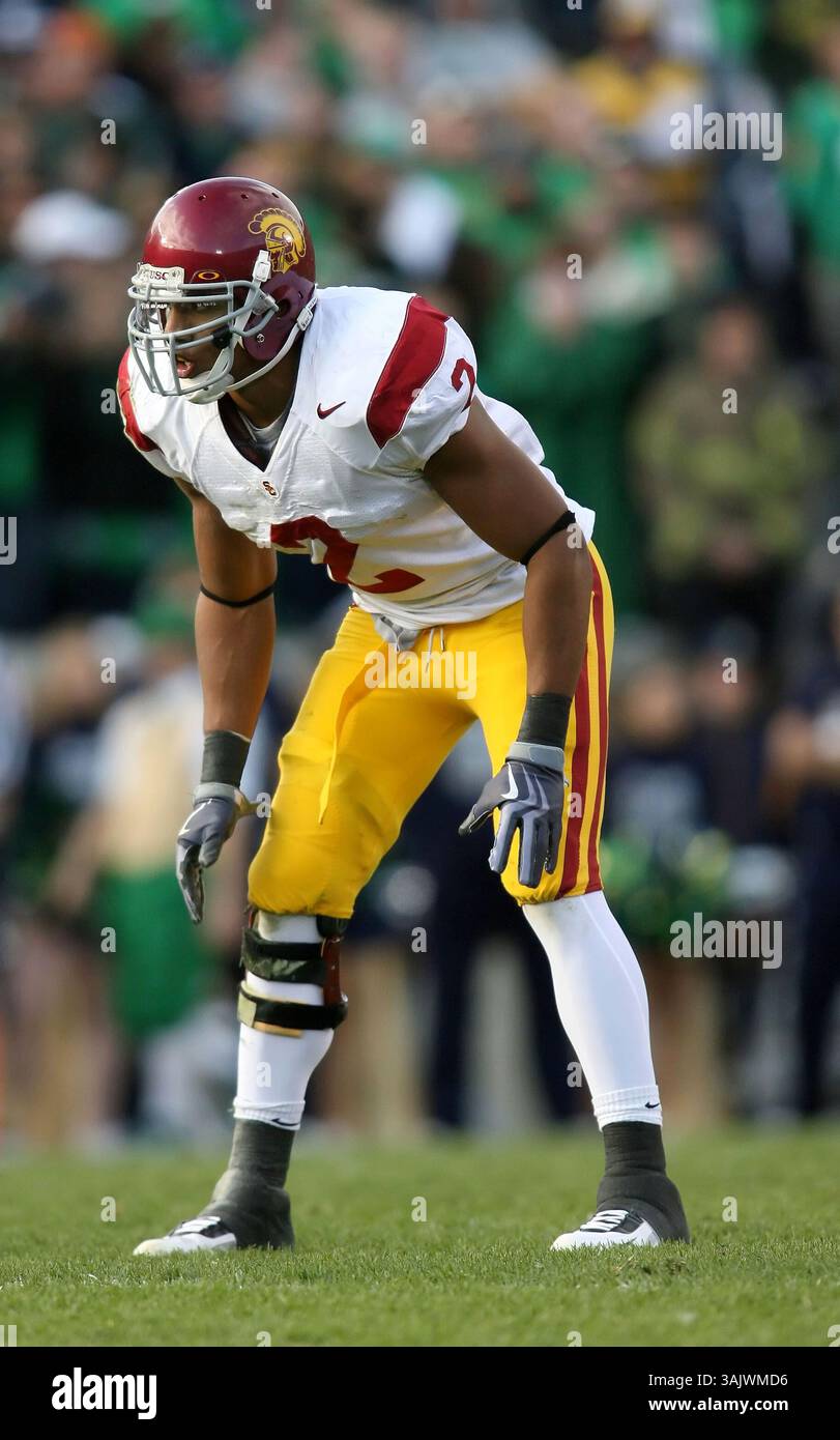 Taylor Mays of the USC Trojans during a 34-27 victory over the rival ...