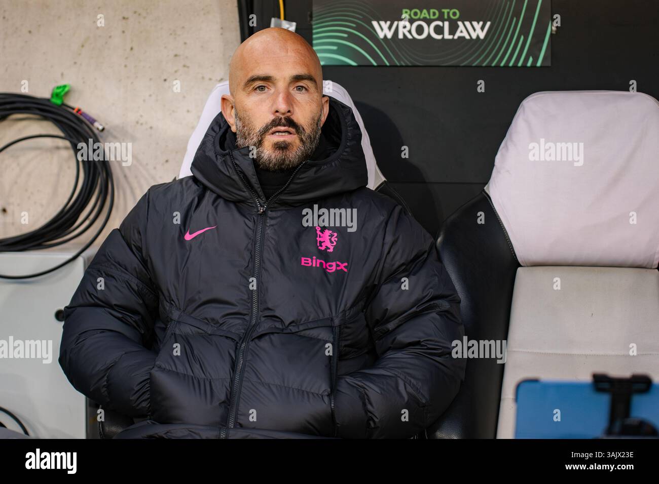 Enzo Maresca coach of Chelsea seen during the UEFA Conference League ...