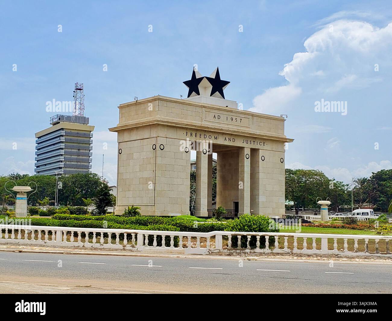 Black Star Square Accra Ghana shot in daylight Stock Photo - Alamy