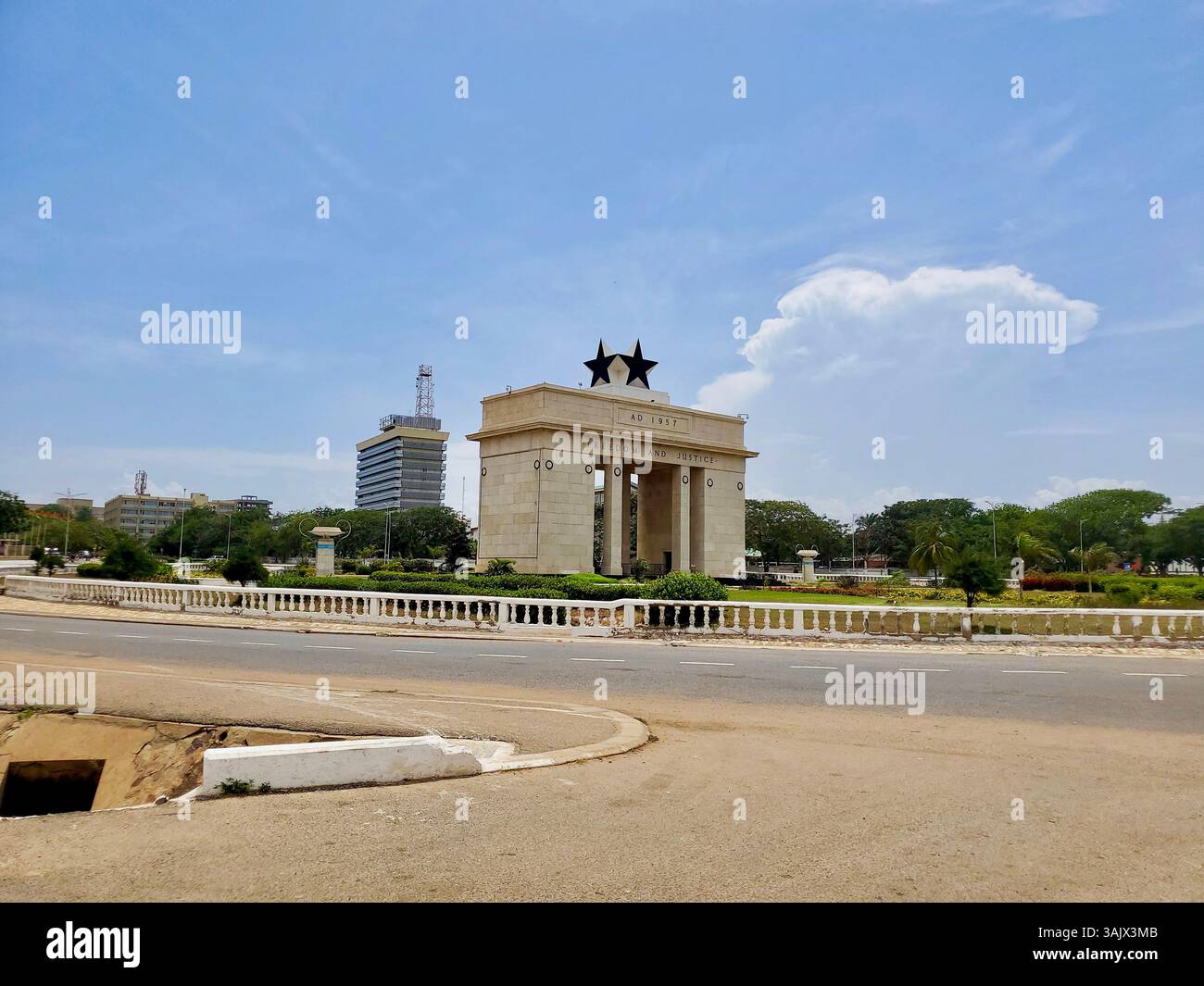 Black Star Square Accra Ghana shot in daylight Stock Photo - Alamy