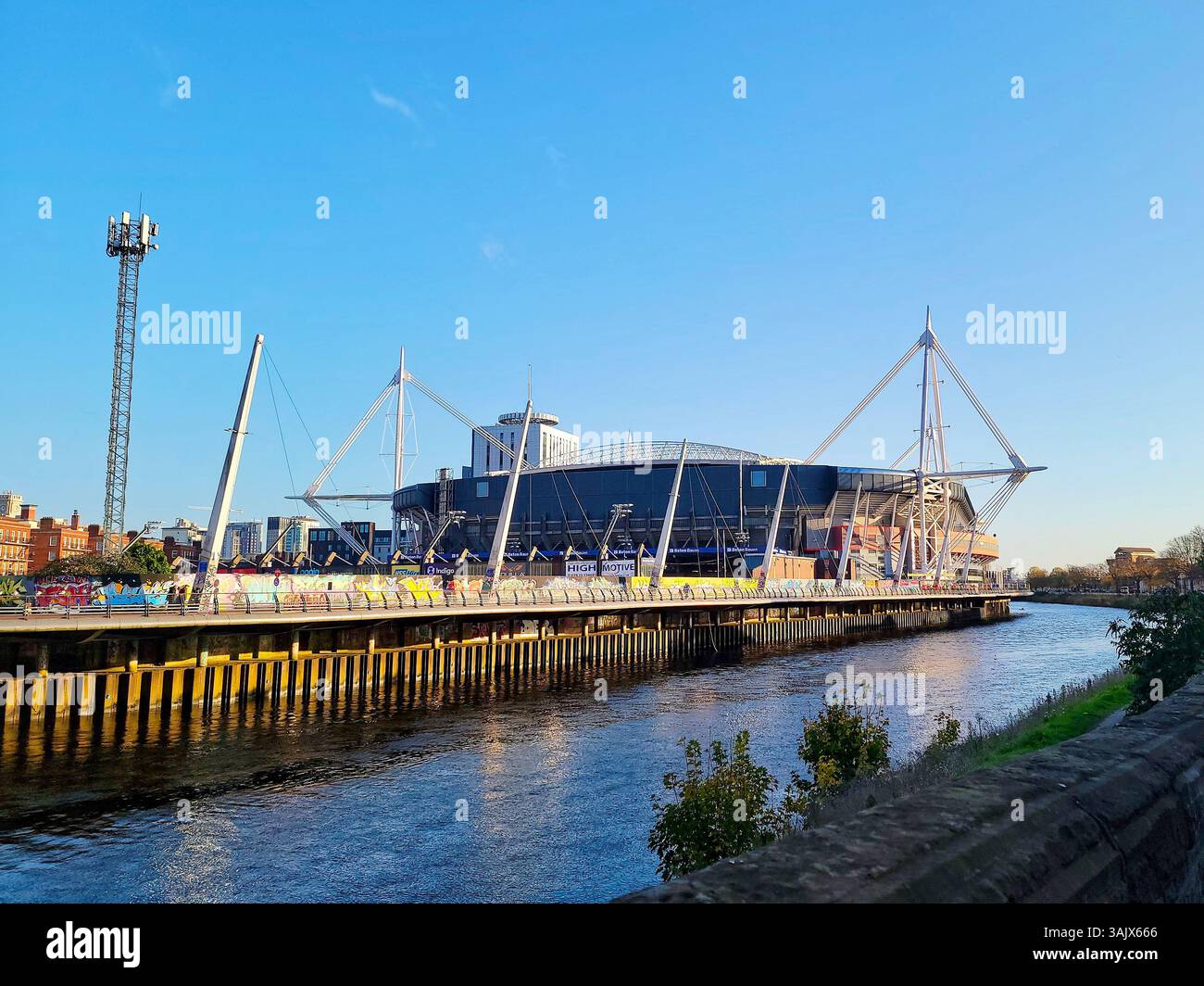 Cardiff city stadium panoramic view hi-res stock photography and images ...