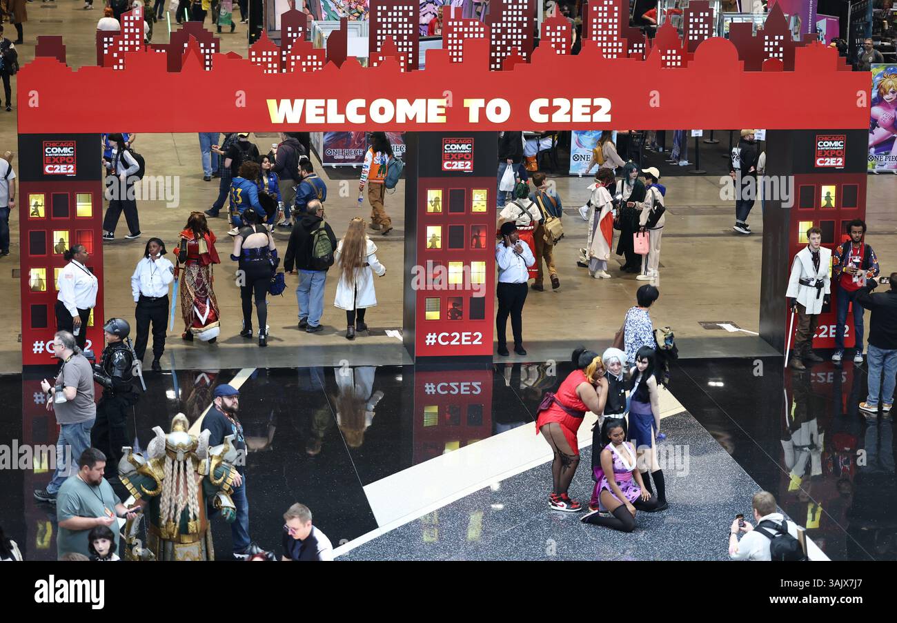 Chicago, Illinois, USA. 11th Apr, 2025. The Chicago Comic and ...