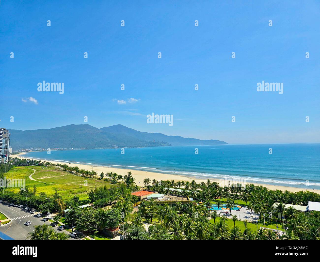 My Khe Beach aerial view daylight Stock Photo - Alamy