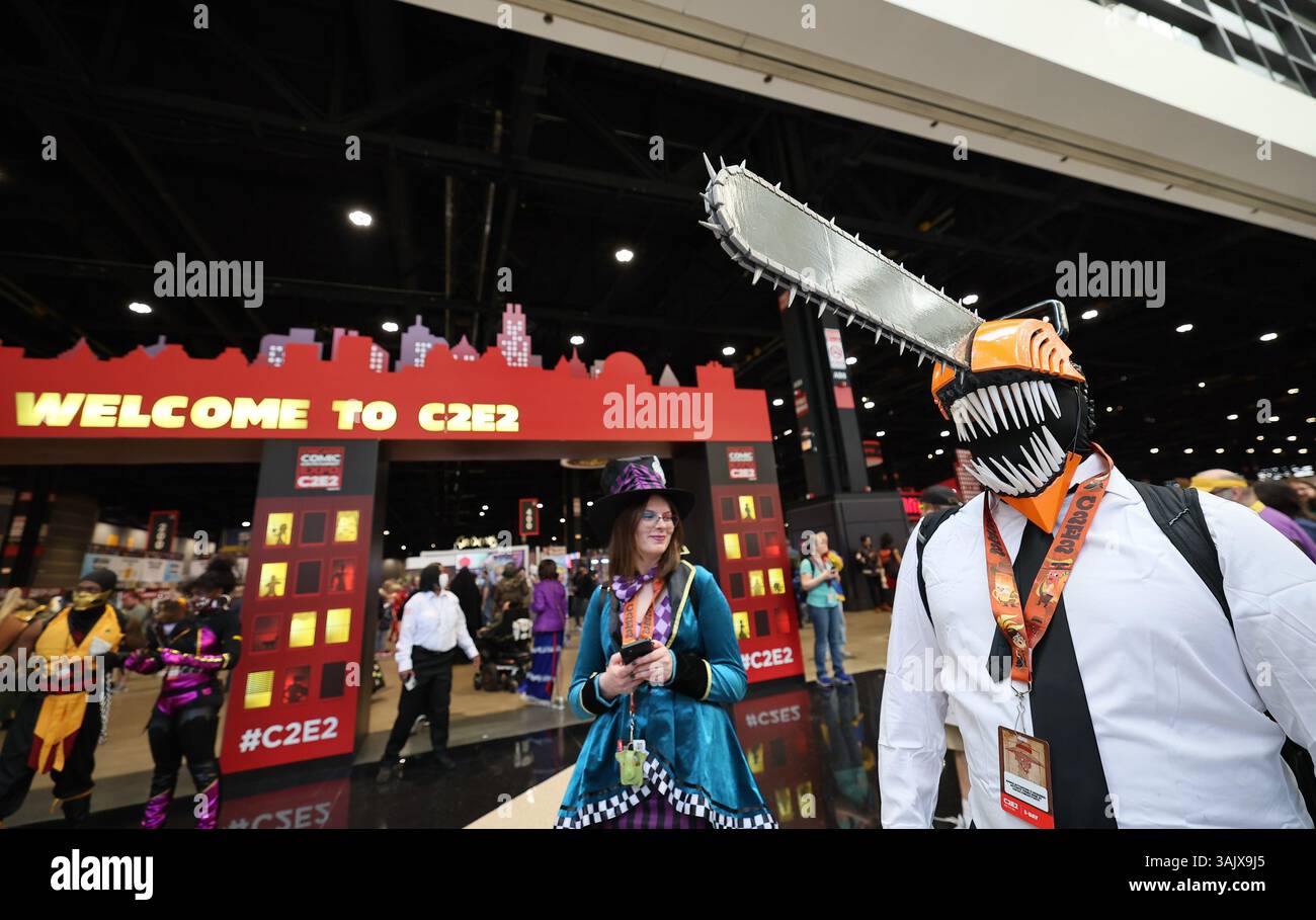 April 11, 2025, Chicago, Illinois, USA: The Chicago Comic and Entertainment Expo (C2E2), the ...