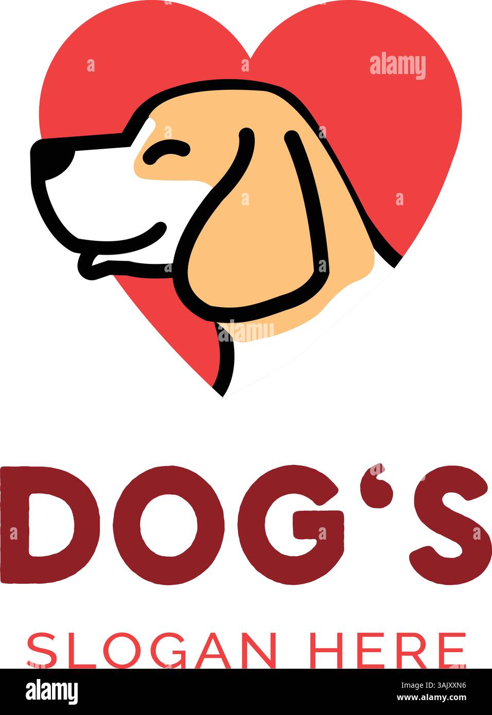 Puppy care vector vectors Stock Vector Images - Alamy