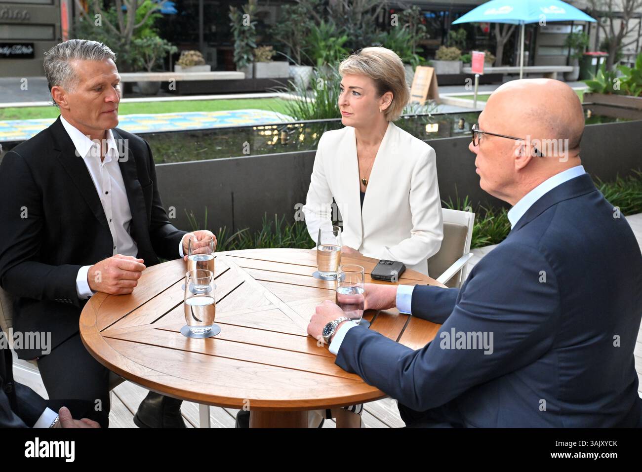 Shadow Attorney General Michaelia Cash, Leader of the Opposition Peter ...