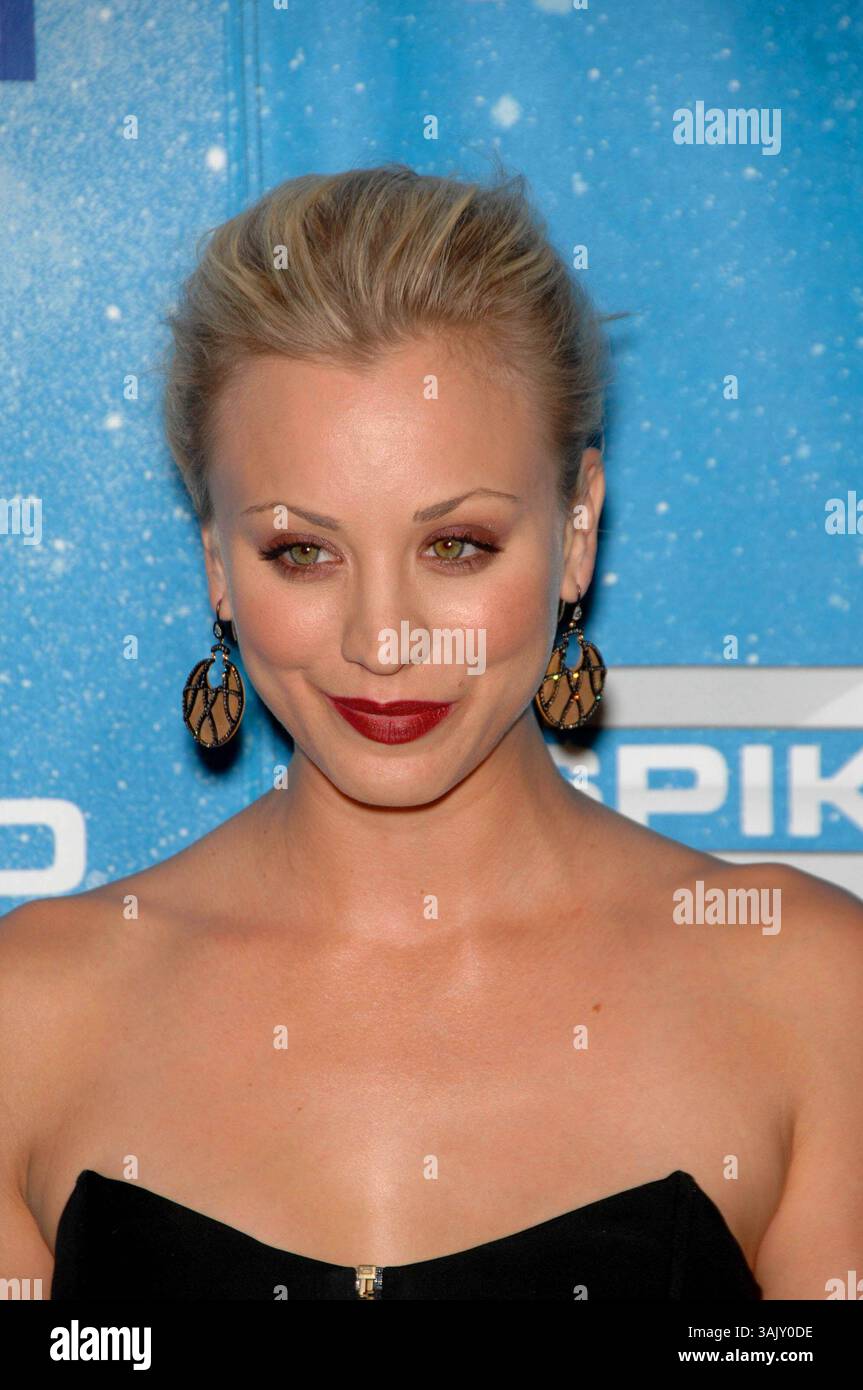 Kaley Cuoco during SPIKE TV's SCREAM 2009, held at the Greek Theatre ...