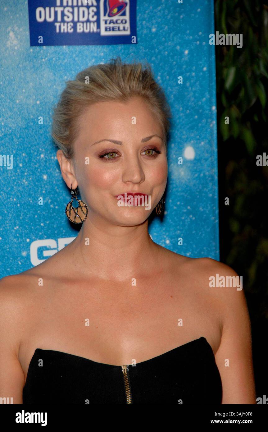 Kaley Cuoco during SPIKE TV's SCREAM 2009, held at the Greek Theatre ...
