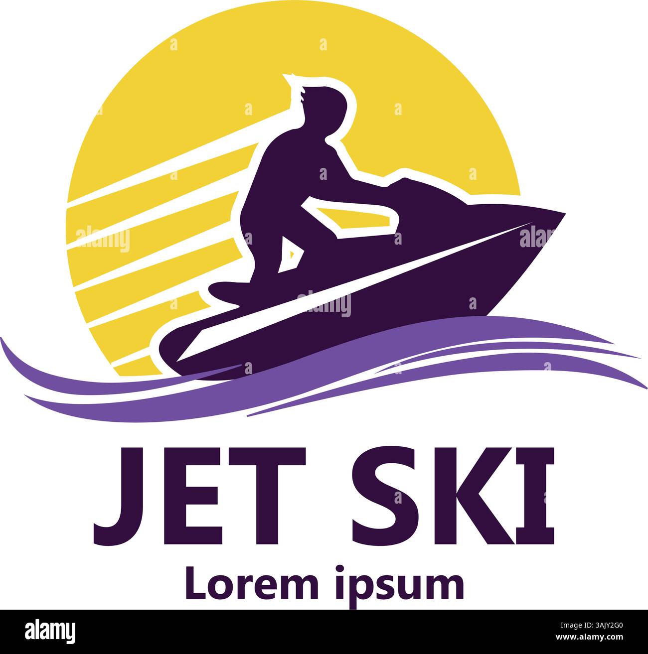 vector logo Jet ski Stock Vector Image & Art - Alamy
