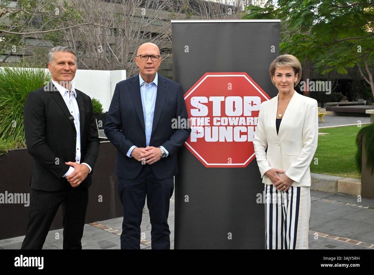 Perth, Australia. 12th Apr, 2025. Leader of the Opposition Peter Dutton ...