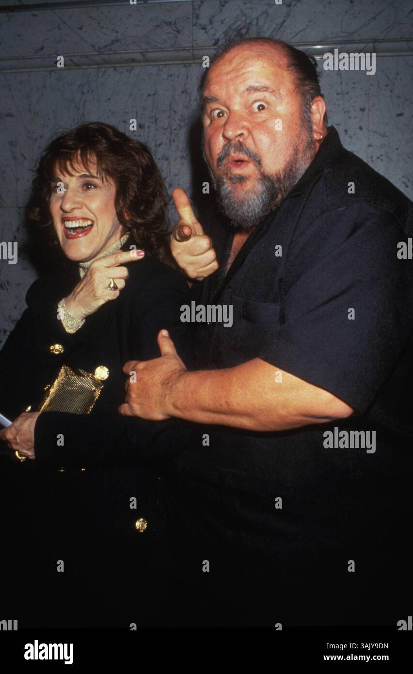 DOM DELUISE with RUTH BUZZI at Assassins Gala 1995.Photo by Lisa Rose ...