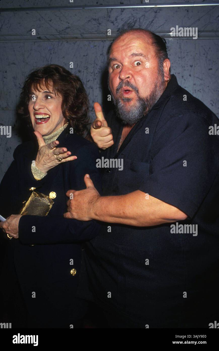 DOM DELUISE with RUTH BUZZI at Assassins Gala 1995.Photo by Lisa Rose ...