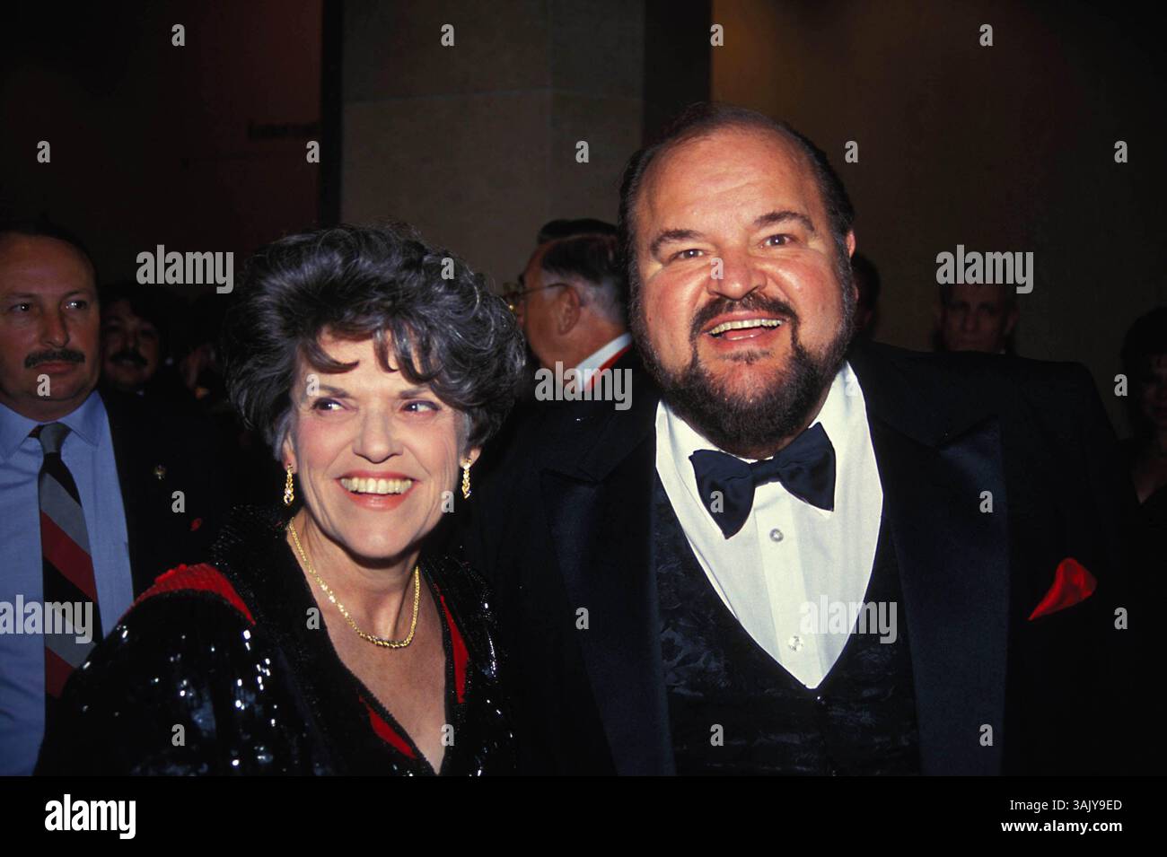 DOM DELUISE and wife CAROL ARATA ARTHUR 1993.Photo by John Krondes ...
