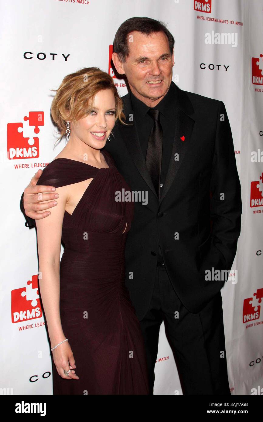 KYLIE MINOGUE and BERND BEETZ, CEO of Coty Inc. arriving at the 3rd ...