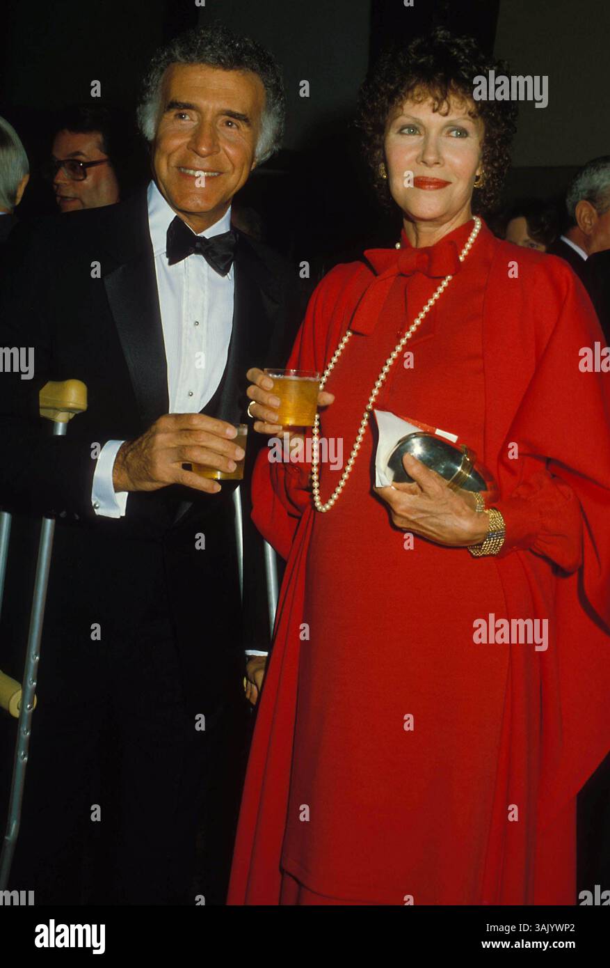 RICARDO MONTALBAN with wife GEORGIANA YOUNG 1983.RICARDOMONTALBANRETRO ...