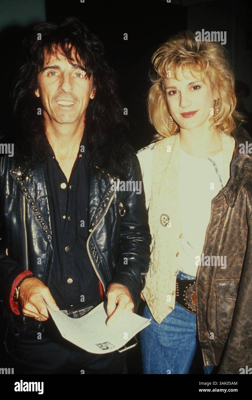 ALICE COOPER with wife SHERYL.A4403.(Credit Image: © Globe Photos ...