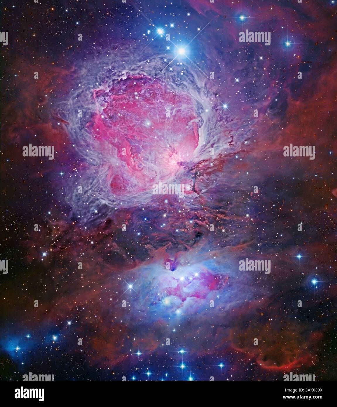 Composite image of the Orion Nebula. The Orion Nebula, also known as ...