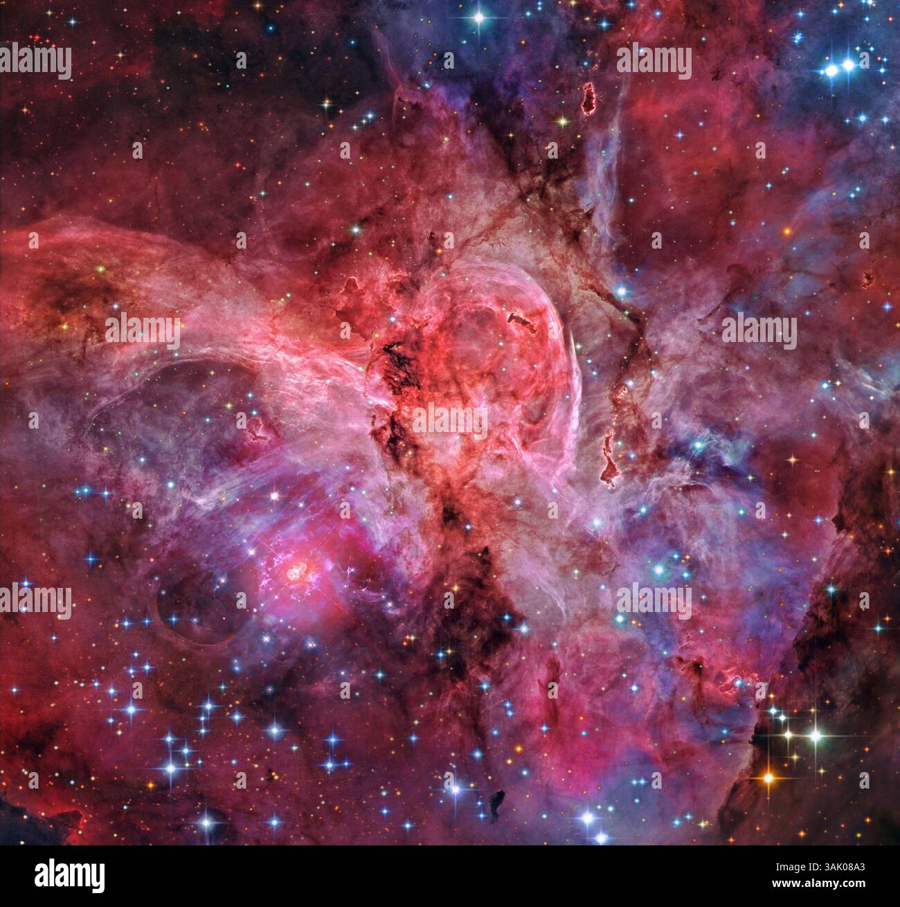 Hubble telescope composite image of the carina nebula hi-res stock photography and images - Alamy