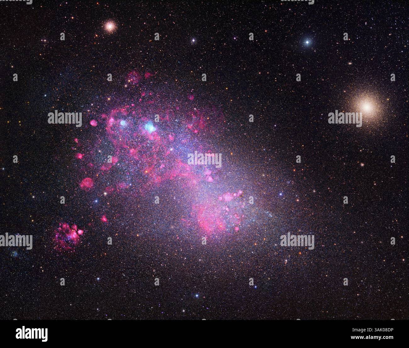Small Magellanic Cloud (NGC 292). This small galaxy is located around 200,000 light years from ...