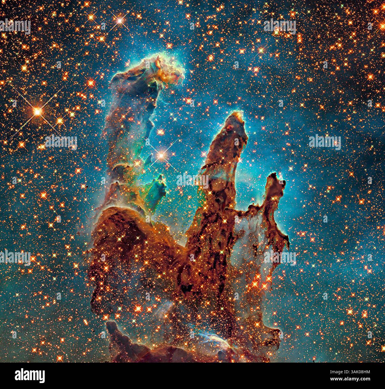 Middle Finger Nebula Pillars Column