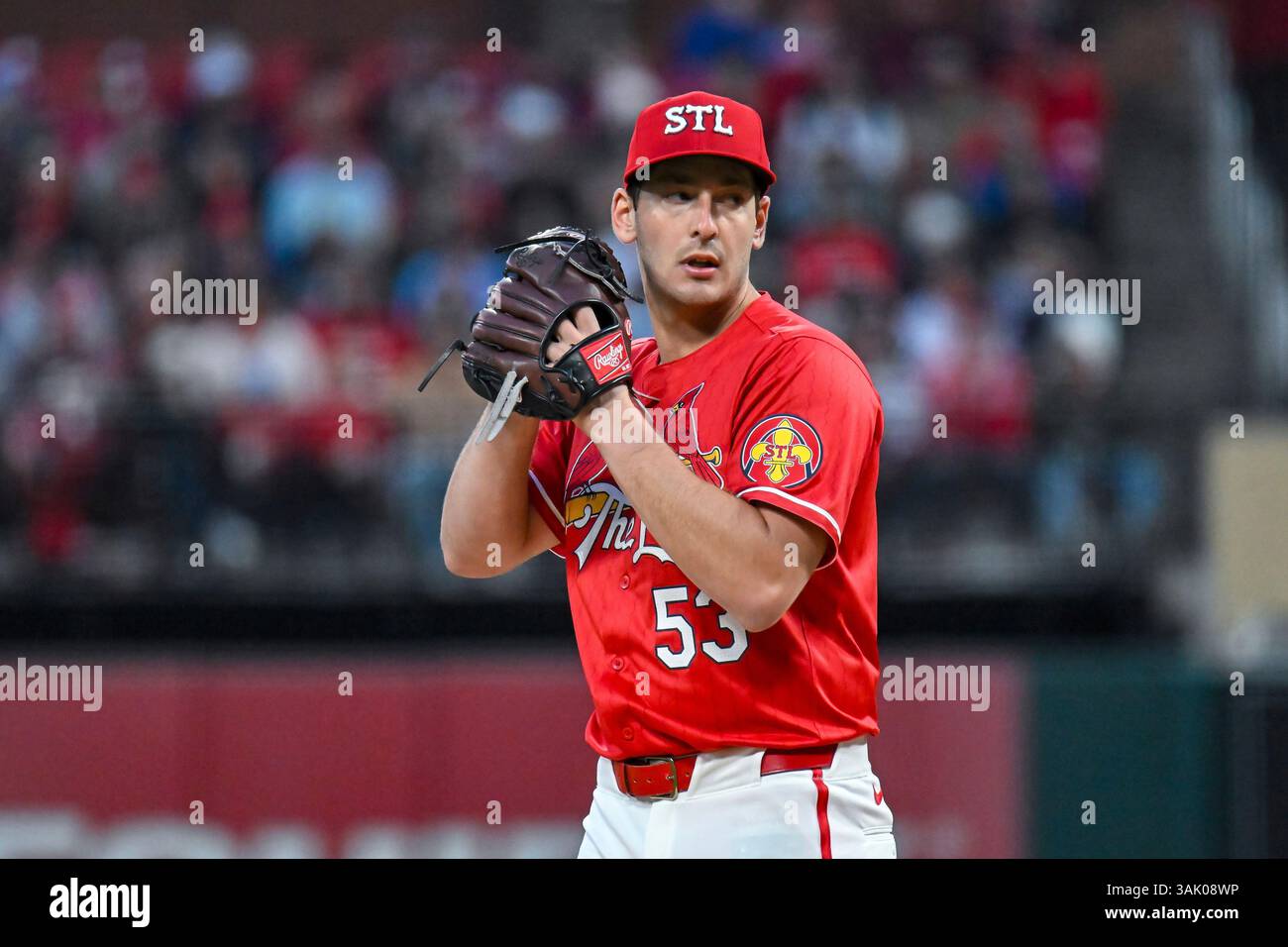 ST. LOUIS, MO - APR 11: St. Louis Cardinals starting pitcher Andre ...