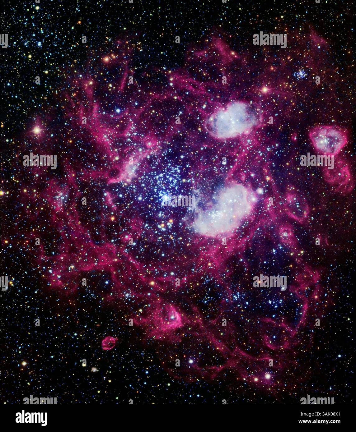 Nebula NGC 1760, optical image. NGC 1760 is an star-forming complex ...