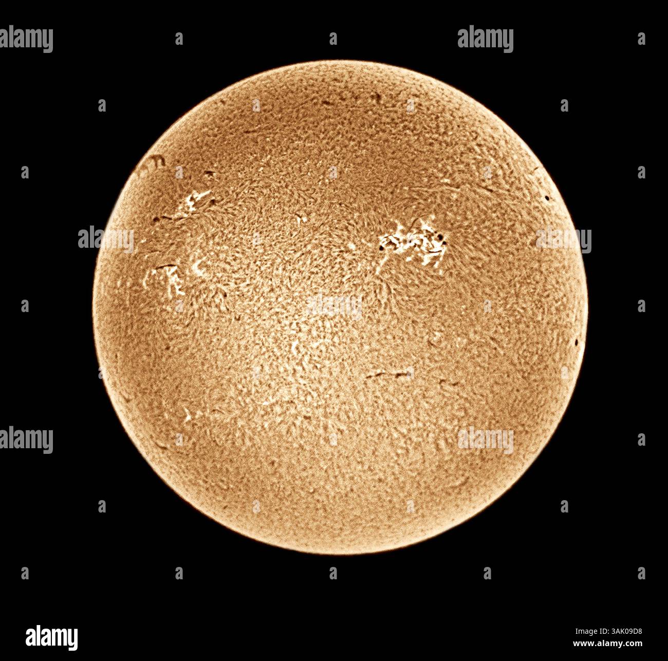 Sun, optical image in hydrogen alpha light. Hydrogen alpha (Ha) is a ...
