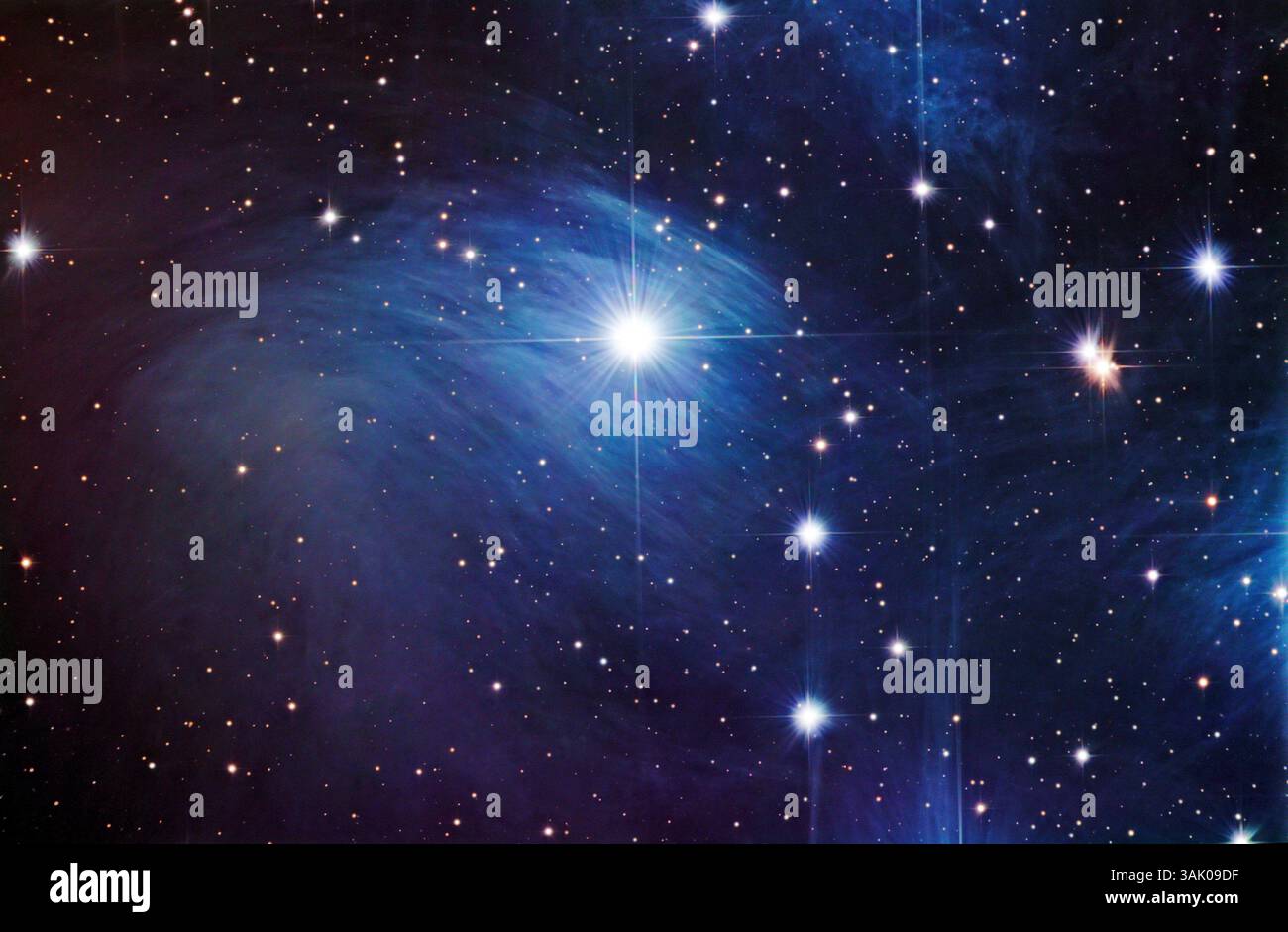 Pleiades star Merope Stock Photo - Alamy