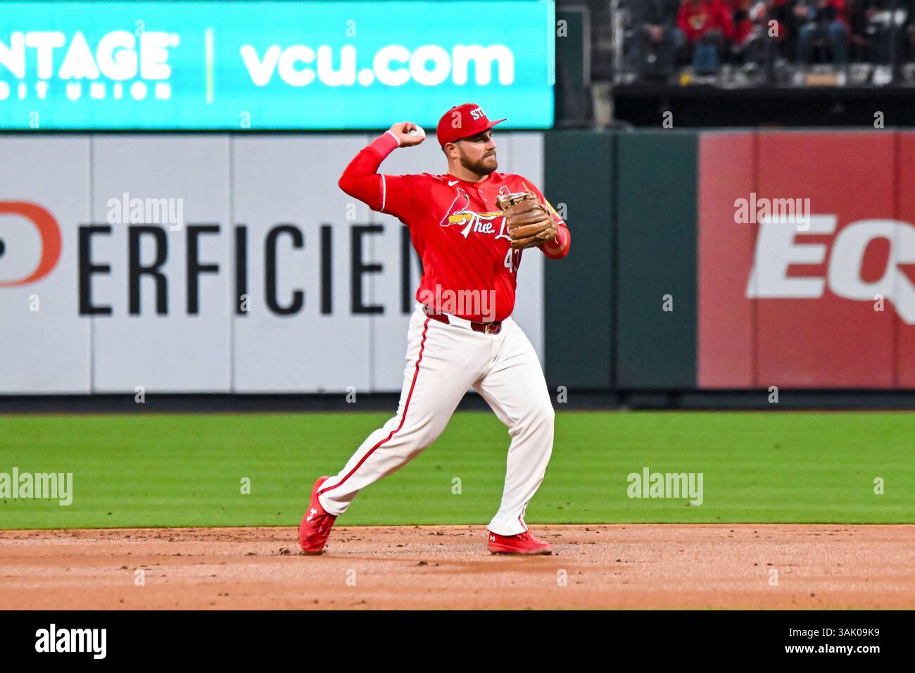 ST. LOUIS, MO - APR 11: St. Louis Cardinals second baseman Pedro Pages ...