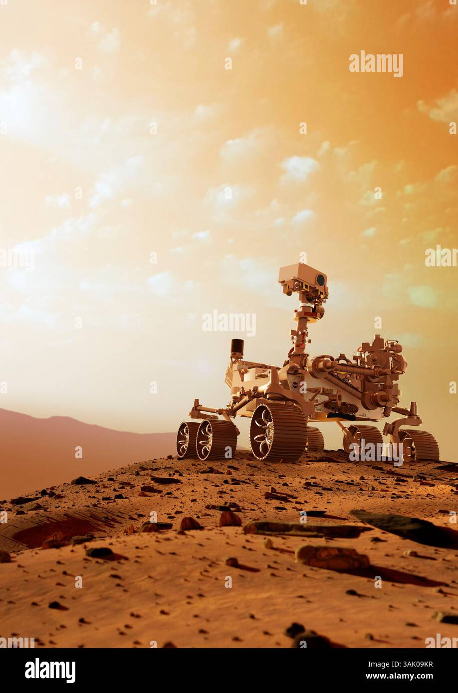 Perseverance Rover on Mars Stock Photo - Alamy