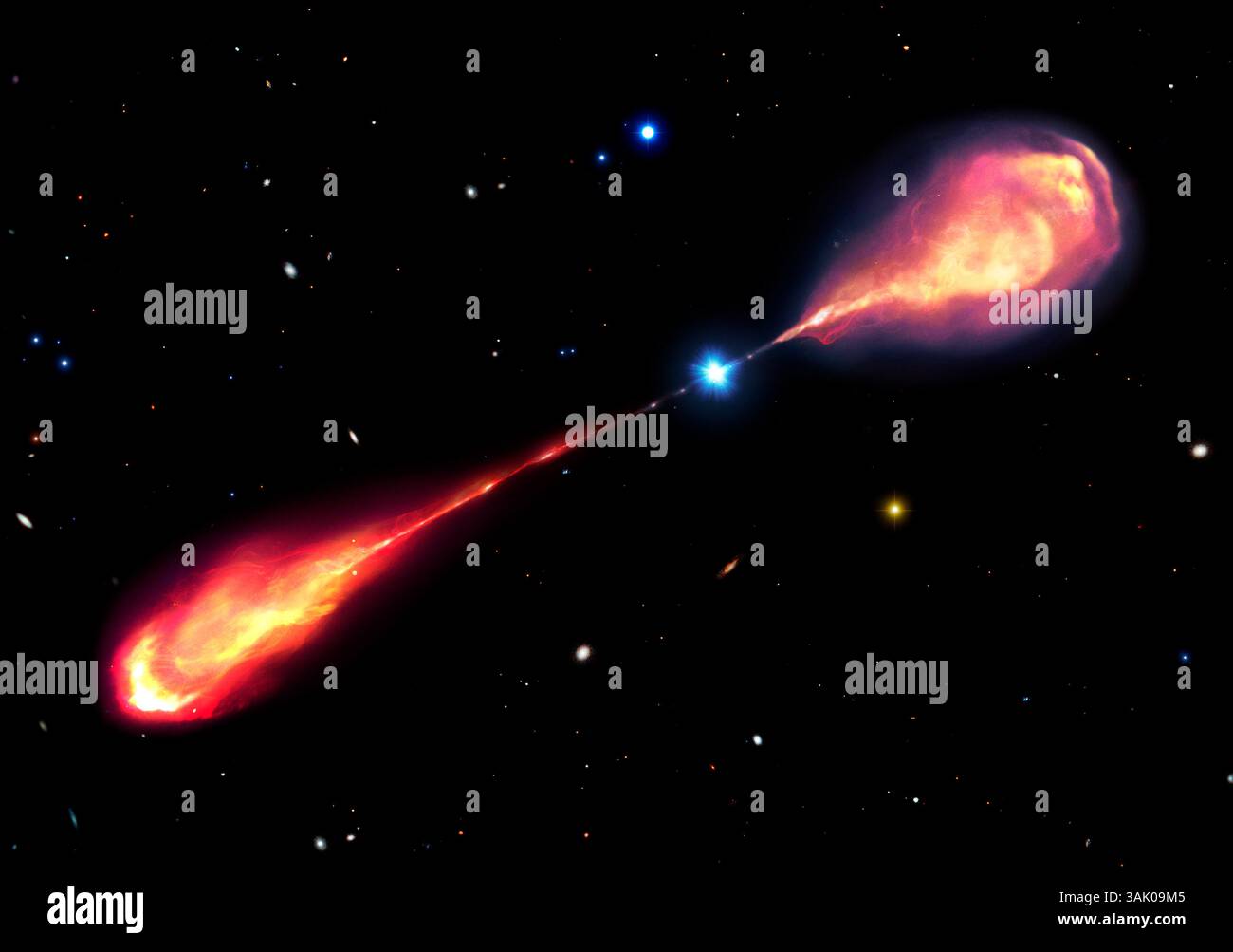 Astronomers have characterized the largest-ever early-Universe radio ...