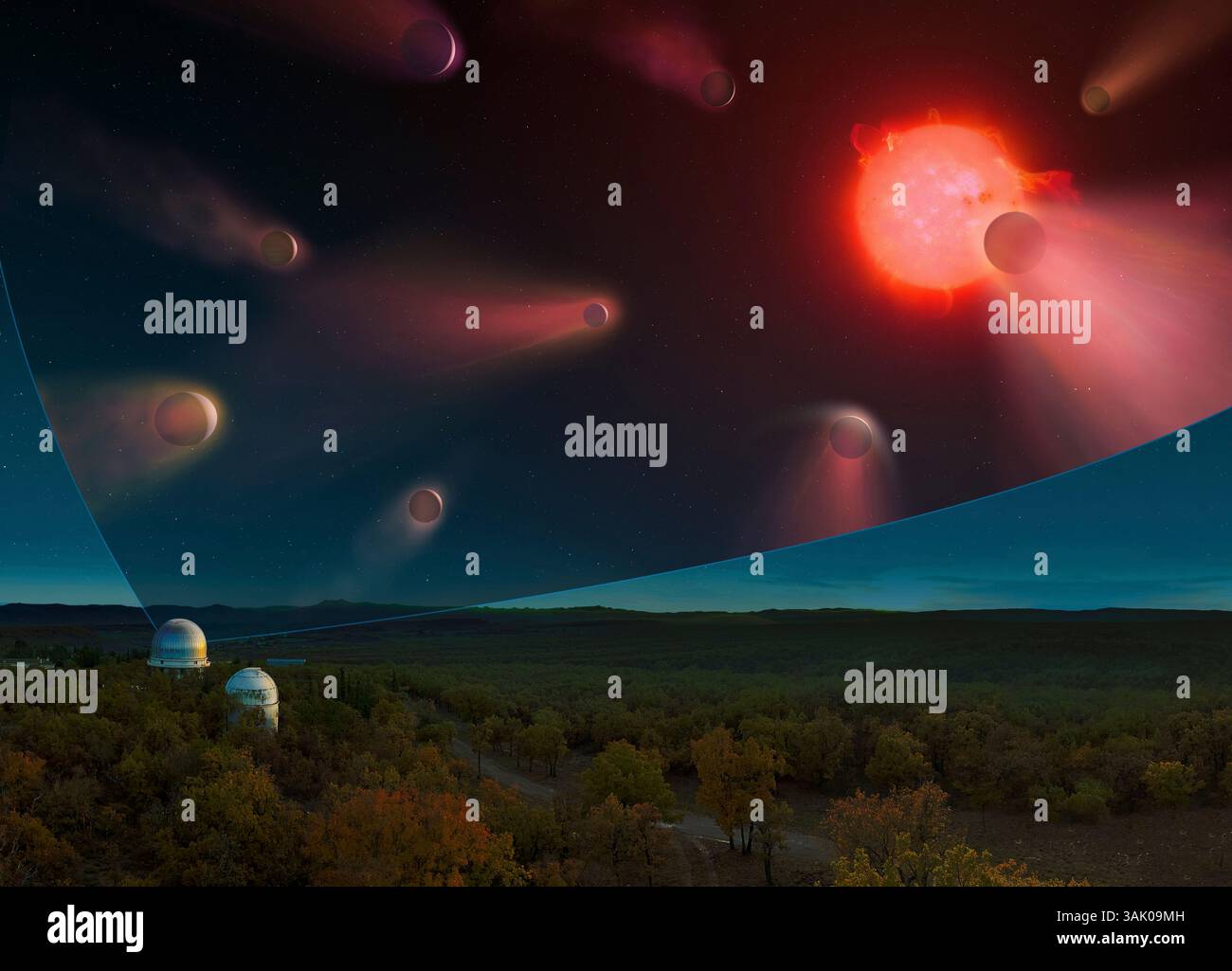 Conceptual depiction of the NIGHT Project - a high-resolution near ...