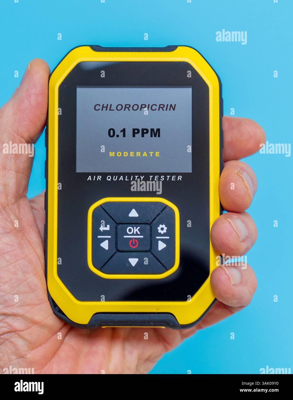 Chloropicrin. Pesticide and fumigant. Exposure can cause irritation of ...
