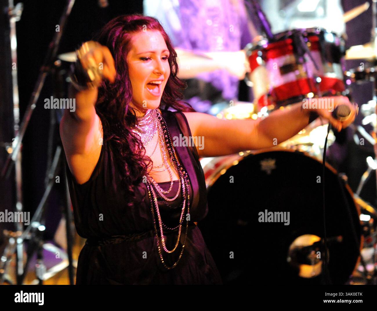 MAY 16, 2009-Hollywood, California, USA-Singer Dancer TIFFANY on stage ...