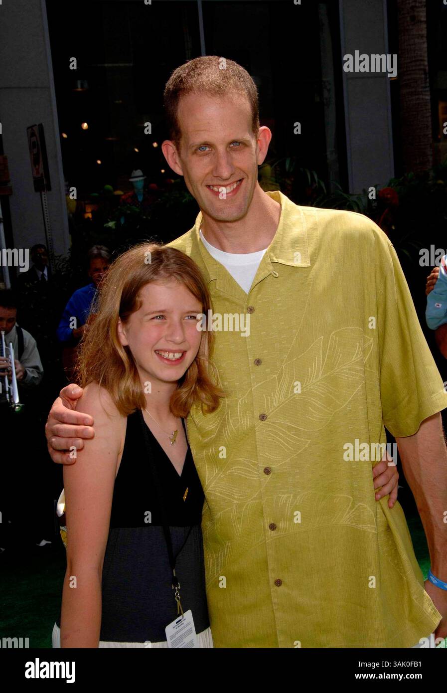 Elie Docter and Pete Docter during the premiere of the movie from Walt ...
