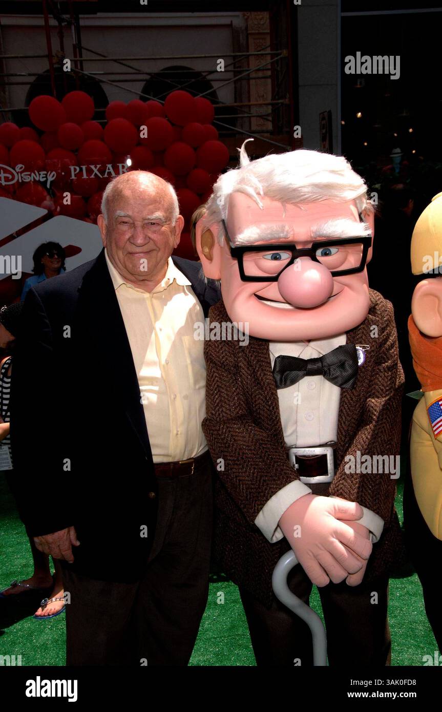 Ed Asner and Carl Fredricksen during the premiere of the movie from ...