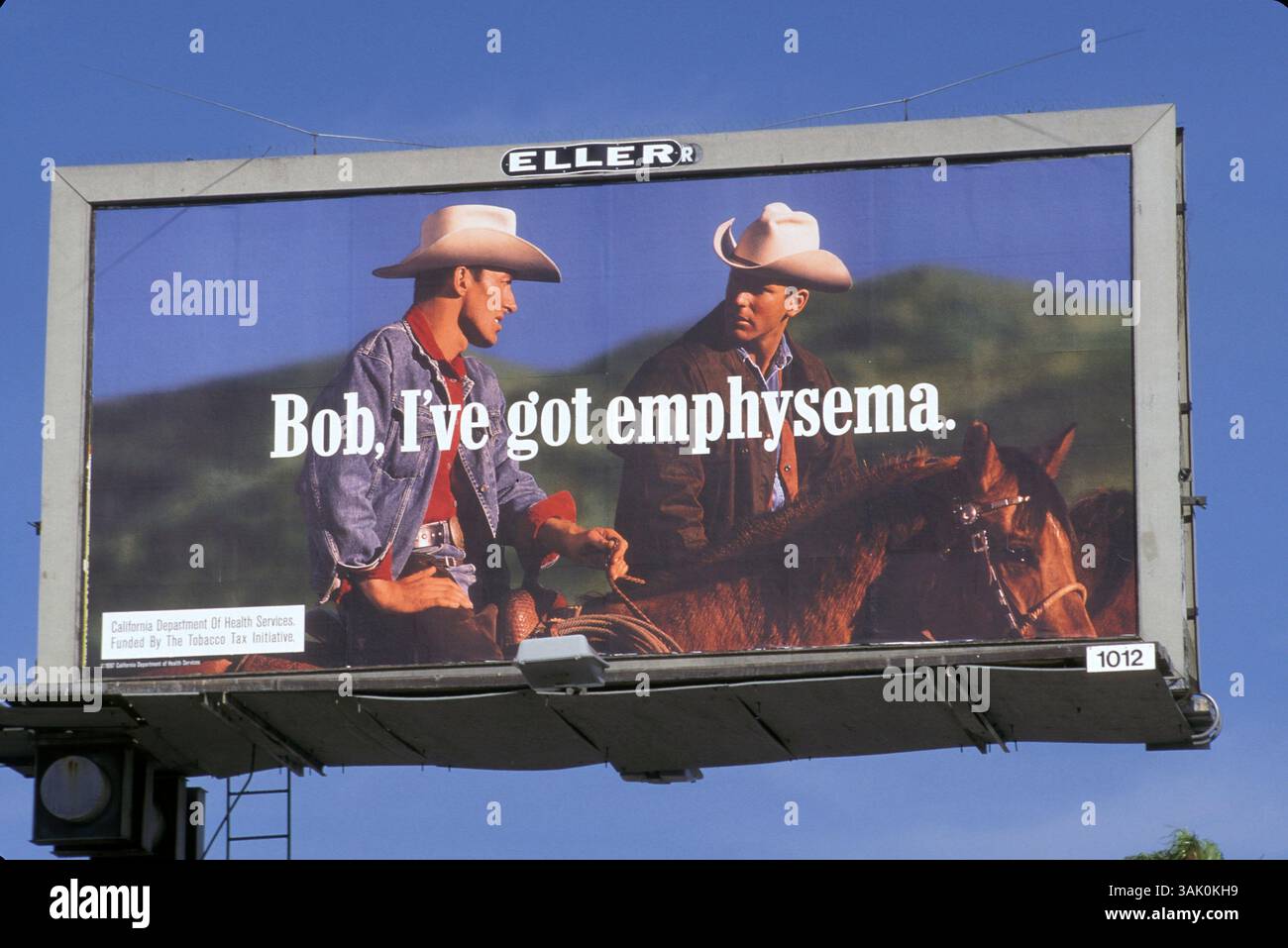 Jun 06, 1997 - Hollywood, California, USA - Billboard shows cowboys on ...
