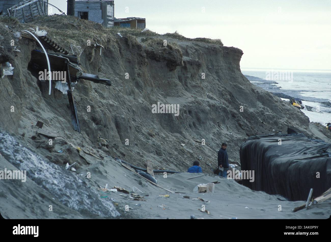 Jun 01, 2001 - Shishmaref, AK, USA - PICTURED: The 590 Inupiats who ...