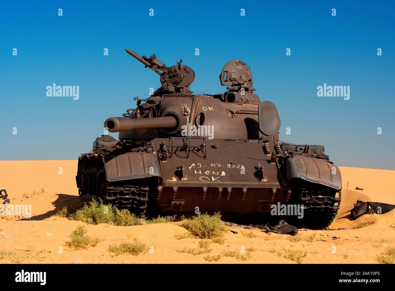 Destroyed tanks from 1987 Libya - Chad war (Toyota wars), North - East ...