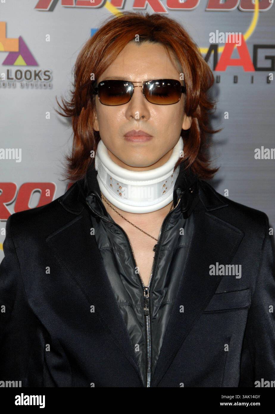 Yoshiki los angeles premiere astro hi-res stock photography and images ...